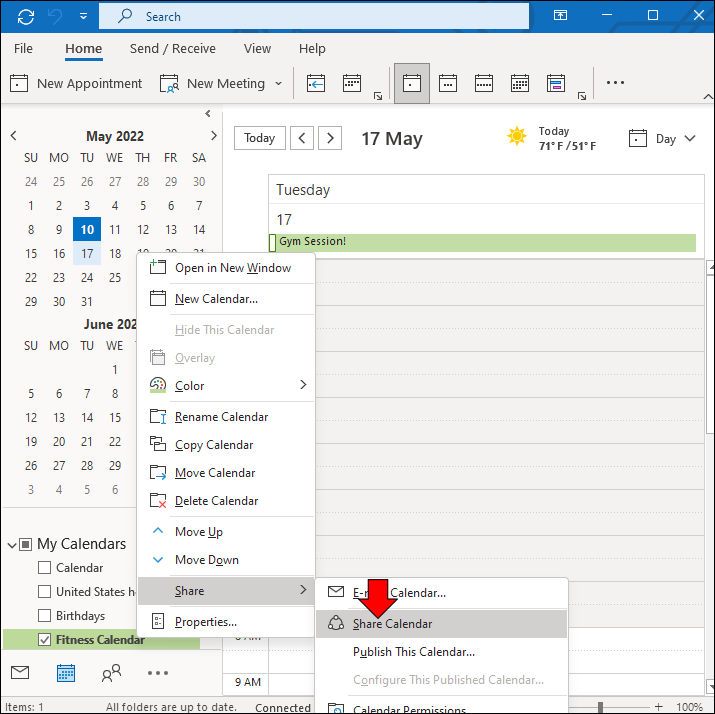 Outlook 2022 Calendar
