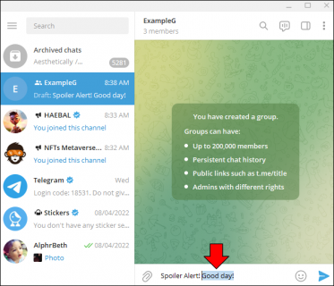 How to Use the Spoiler Tag in Telegram