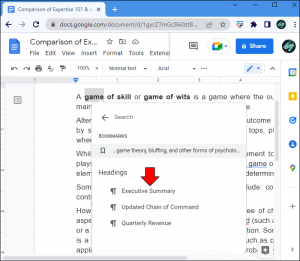 How To Link To a Specific Part of a Google Doc