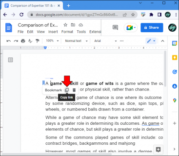How To Link To a Specific Part of a Google Doc