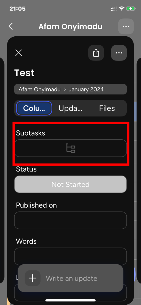 How to Add Subitems on Monday