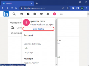 How To View Your Own LinkedIn Profile