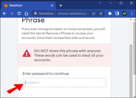How To Find Your Secret Recovery Phrase in MetaMask