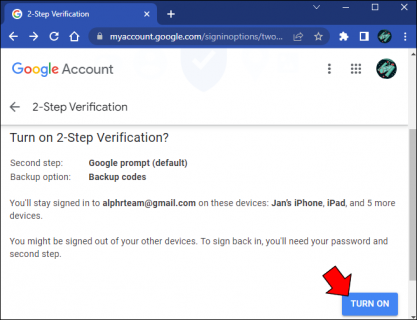 How To Turn Enable/Disable Two-Factor Authentication (2FA) for Gmail
