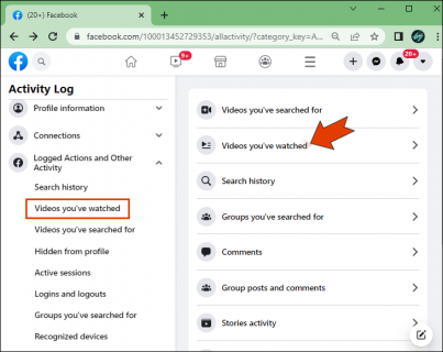 How to View Recently Watched Videos on Facebook