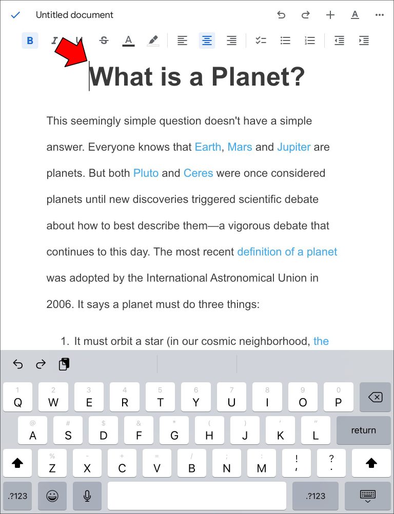 How To Add a Page in Google Docs