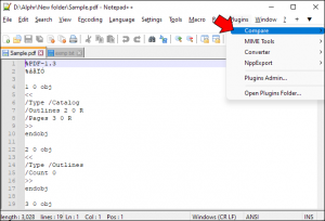 How to Compare Two Files With Notepad