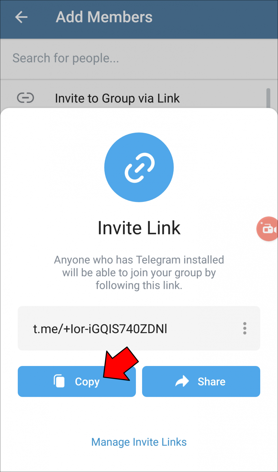 How To Create a Link to a Group in Telegram