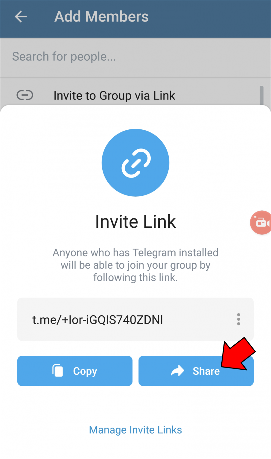 How To Create a Link to a Group in Telegram