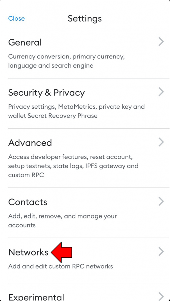 How To Delete a Network From MetaMask