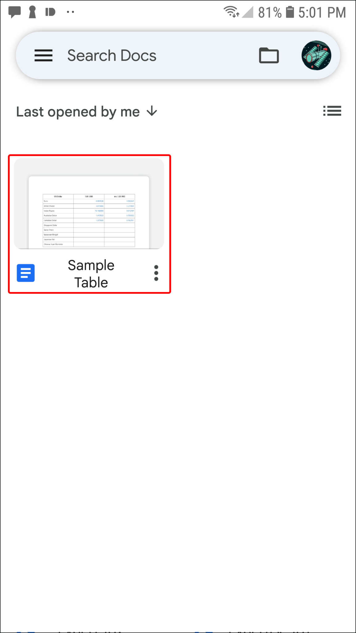 How To Delete a Table in Google Docs