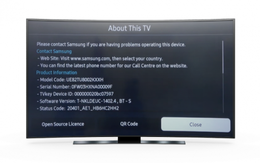 How To Find the Model Number on a Samsung TV