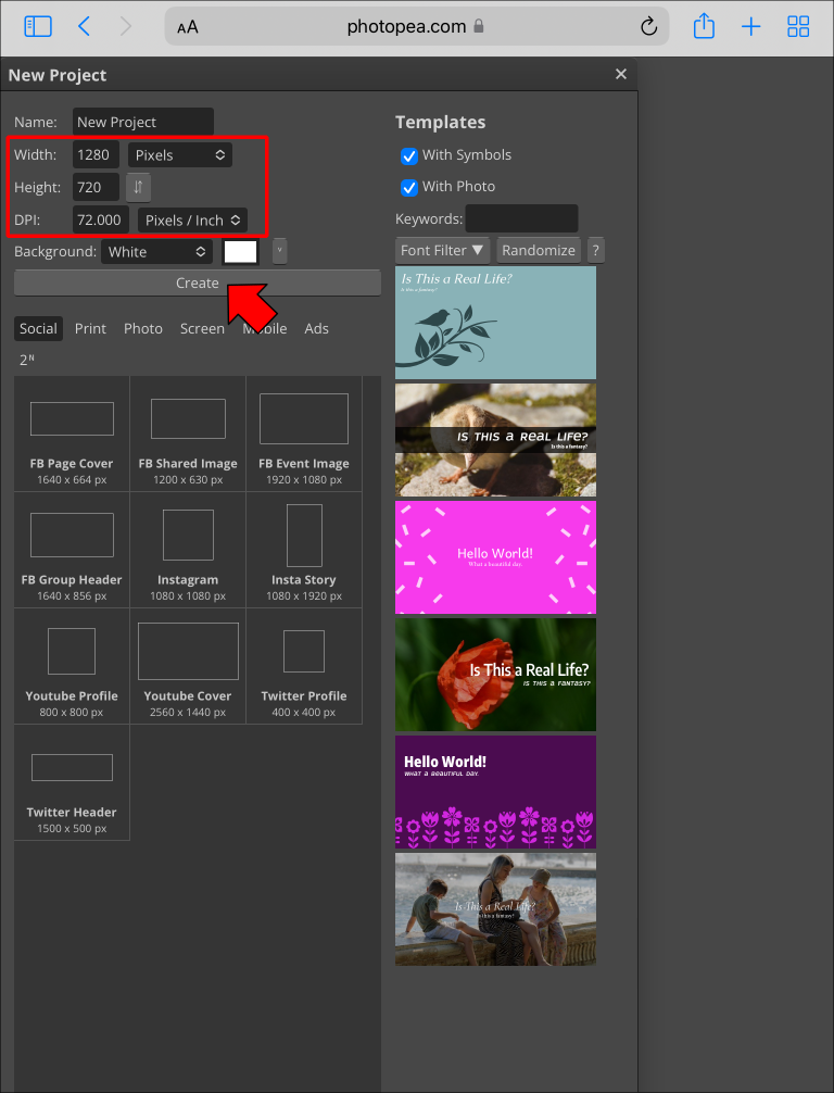How To Resize an Image in PhotoPea