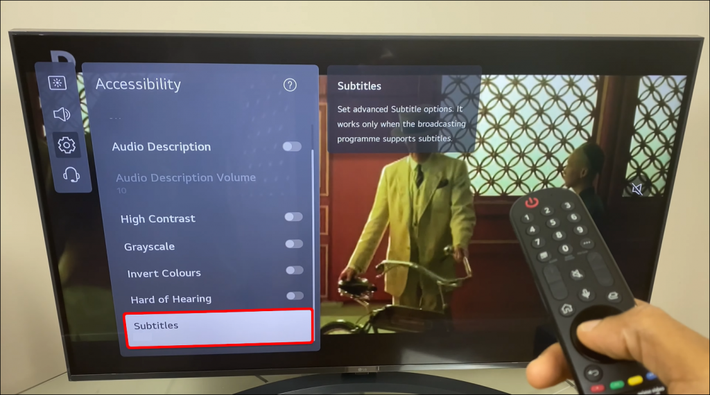 How To Turn Off Subtitles on an LG TV