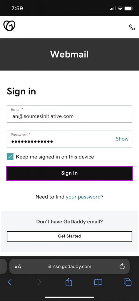 How To Set Up GoDaddy Email on an iPhone