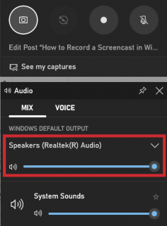 How to Record a Screencast in Windows 10