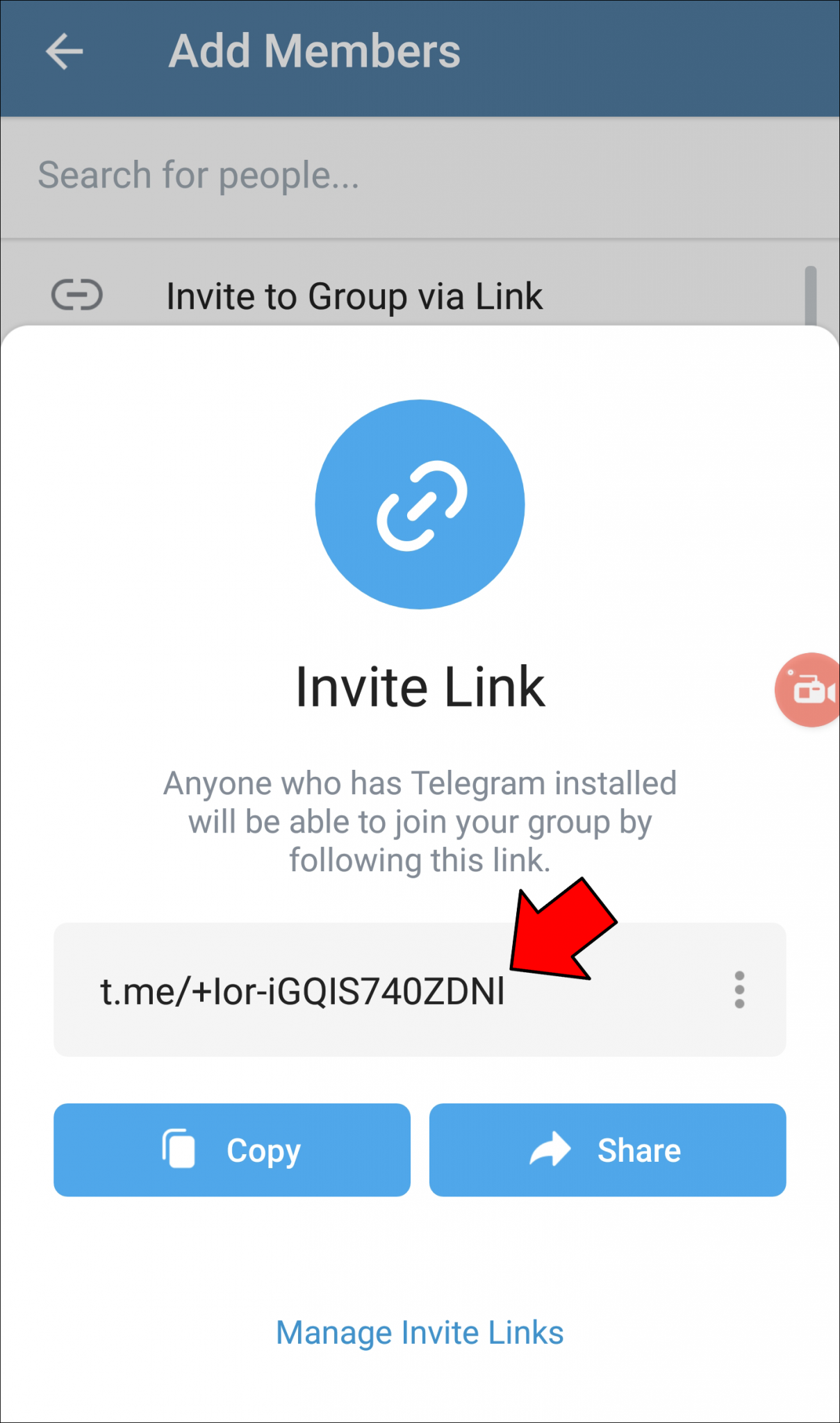 How To Create a Link to a Group in Telegram