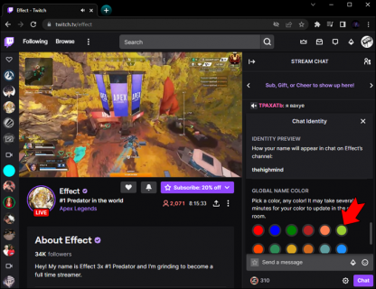 How To Change the Chat Color in Twitch the Easy Way