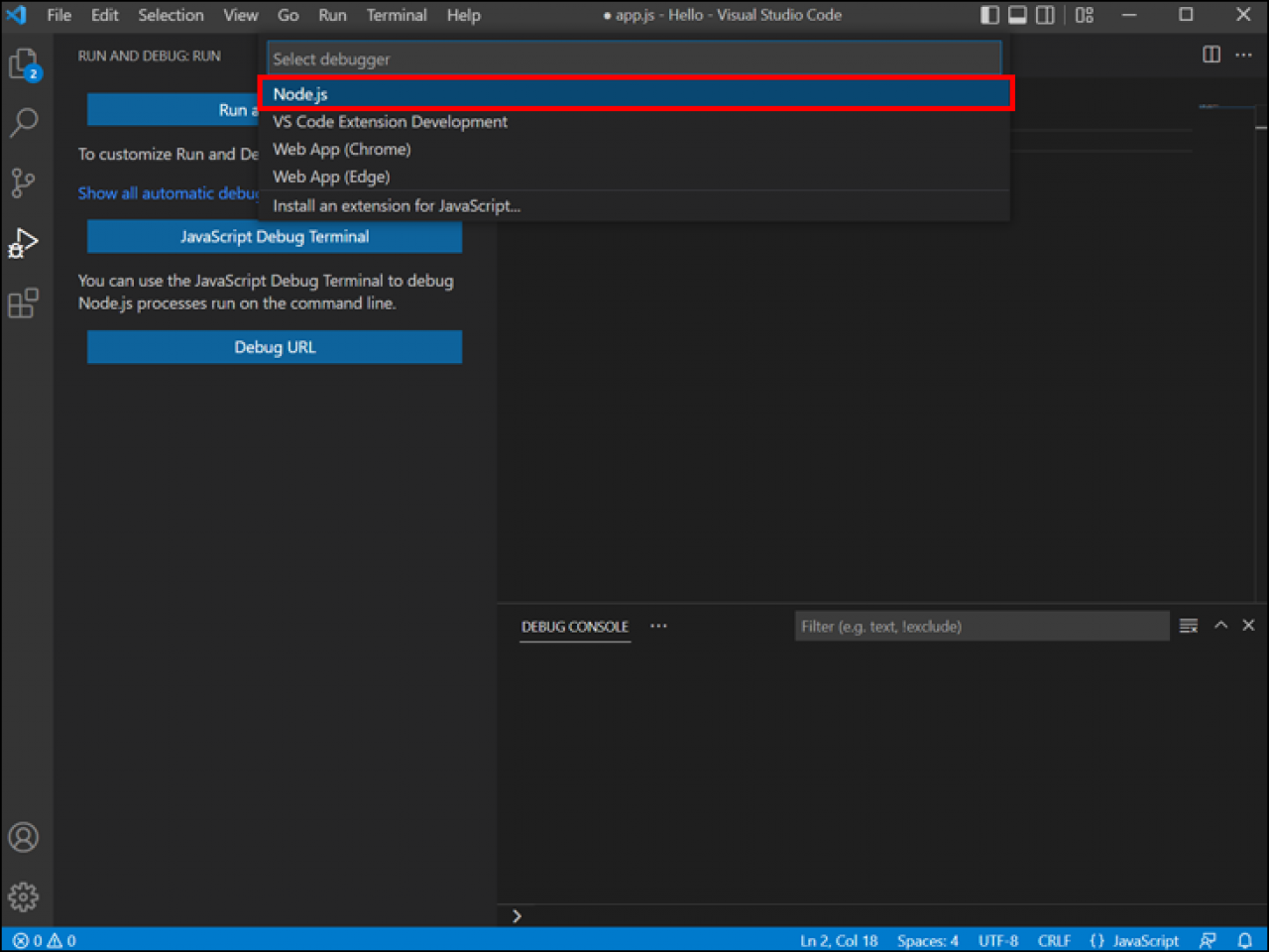 How To Use the Debugger in VS Code
