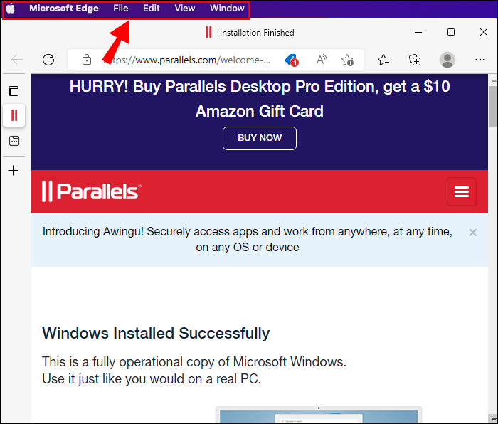 How To Exit Full Screen in Parallels