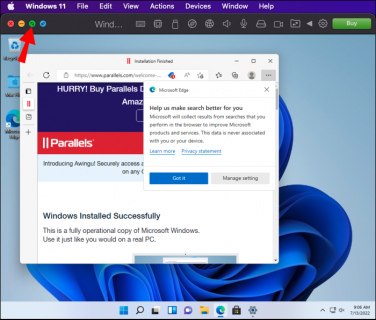 How To Exit Full Screen in Parallels