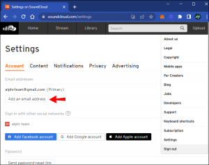 How To Change Your Email Address in SoundCloud