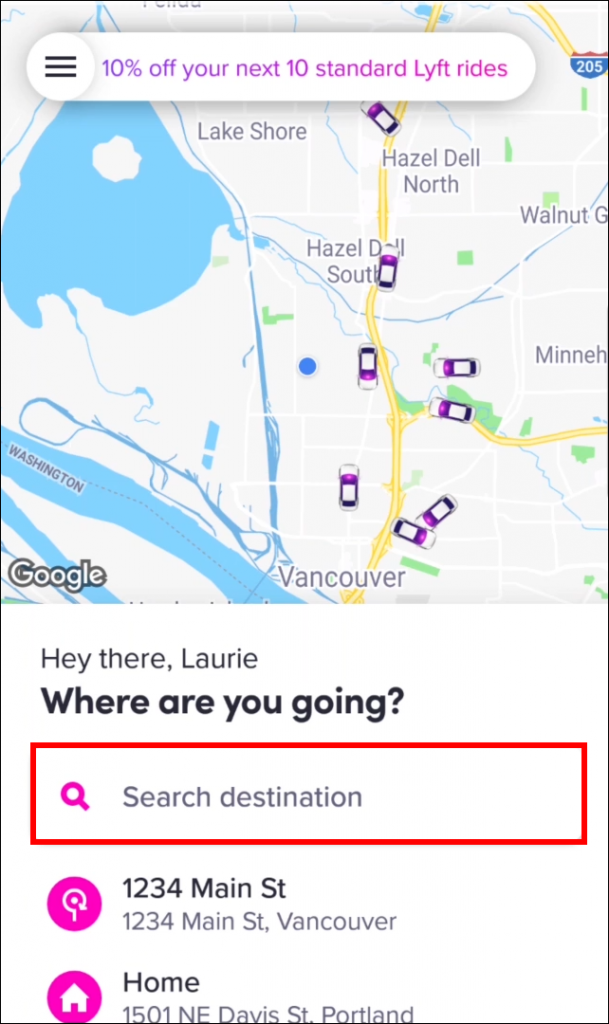 How To Add a Stop in Lyft