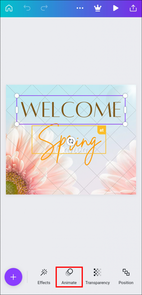 How To Remove an Animation in Canva