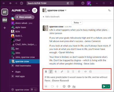 How to Reply to a Specific Message in Slack