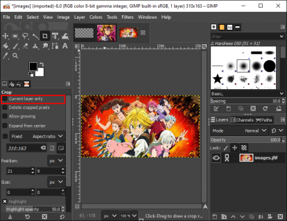 How To Move a Selection in Gimp