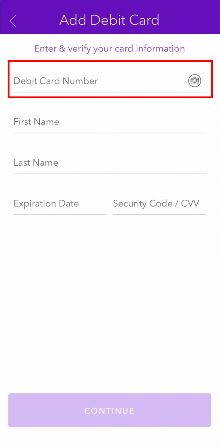 How to Change Your Card in Zelle