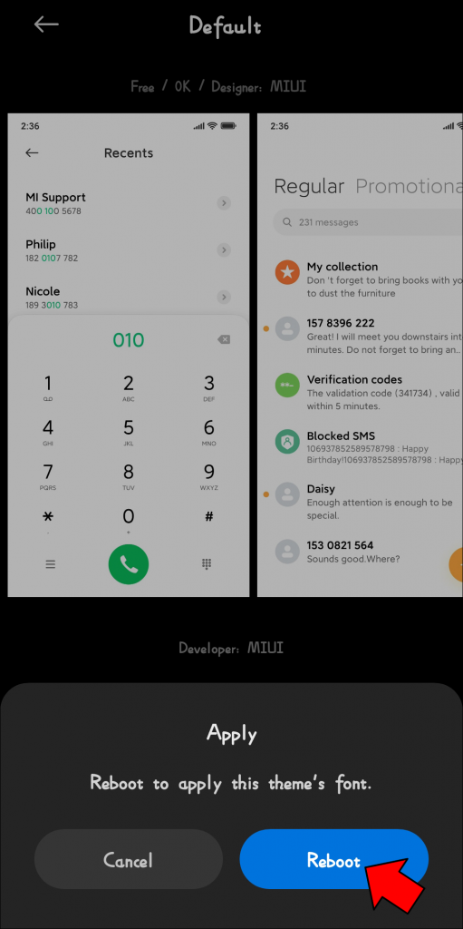 How To Change the Font in MIUI