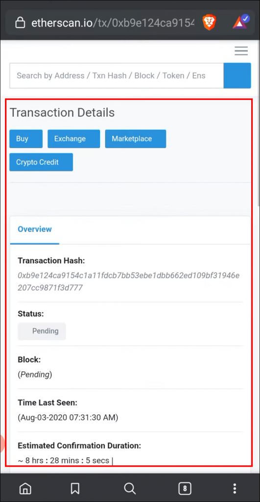 How To View Transaction History in Trust Wallet