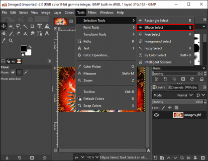 How To Move a Selection in Gimp
