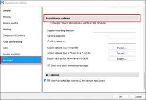 How To Change a Password in TeamViewer