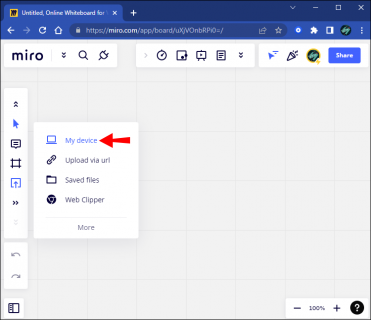 How to Add an Image on Miro