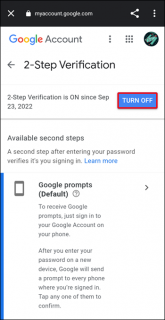 How to Turn On or Off 2FA on an Android