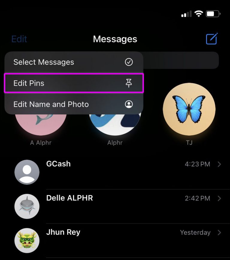 Why Is One Contact at the Top in iMessage?