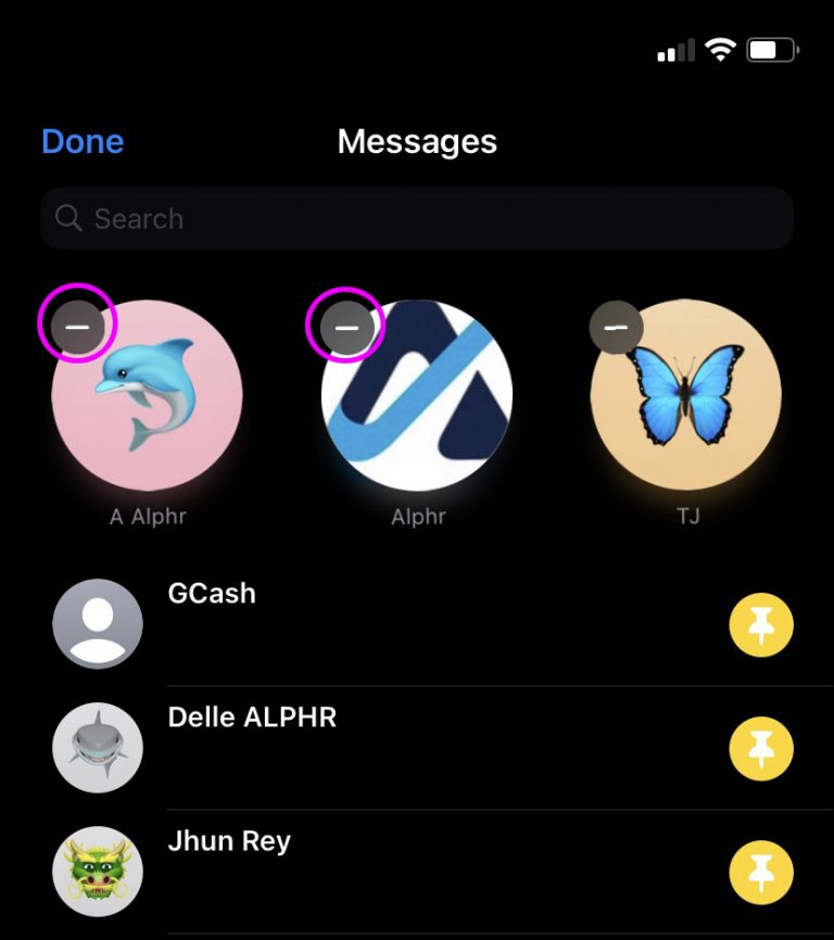 Why Is One Contact at the Top in iMessage?