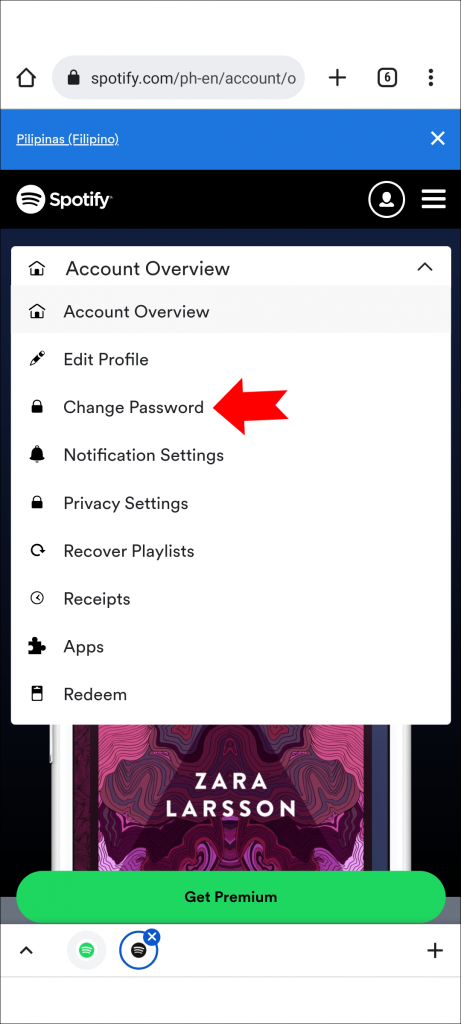 How to Change the Password to a Spotify Account