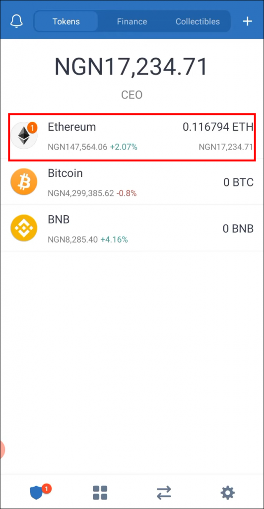How To View Transaction History in Trust Wallet