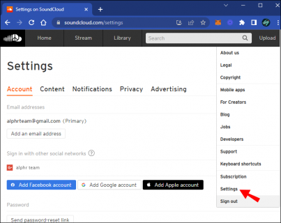 How To Change Your Email Address in SoundCloud