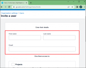 How to Add a User in Xero