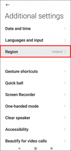 How To Change Regions in MIUI