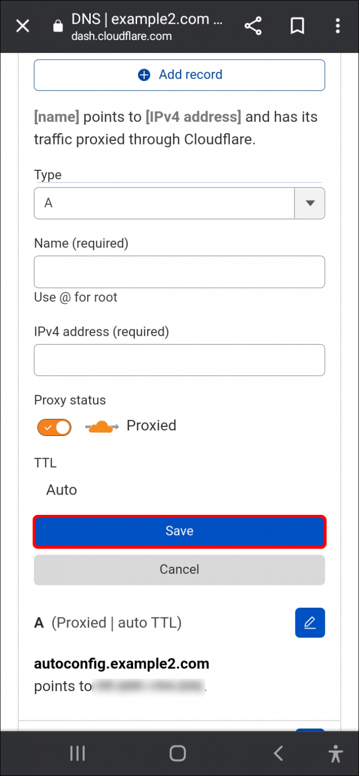 How To Add DNS Records in CloudFlare