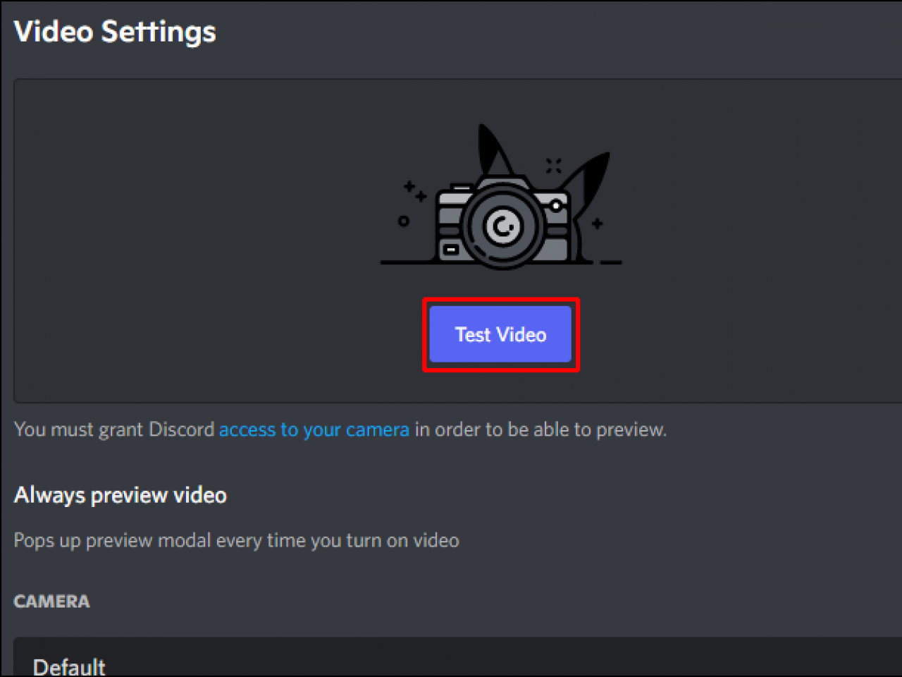 How to Adjust Video and Camera Settings in Discord