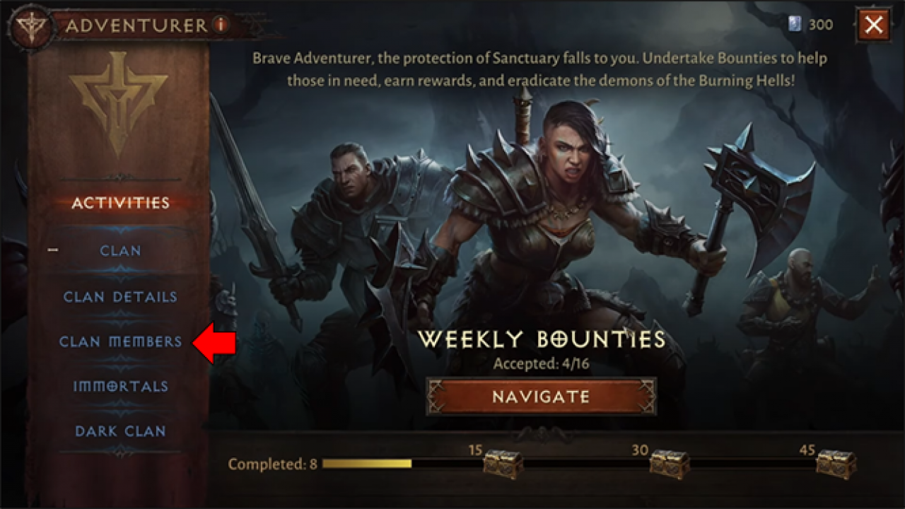 How To Leave a Clan in Diablo Immortals