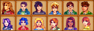 A List of Stardew Valley Villagers & Characters