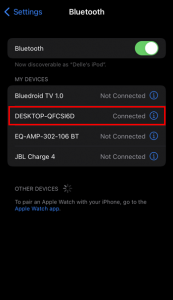 How to Rename a Bluetooth Device