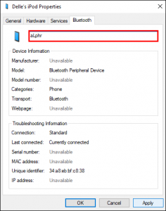 How to Rename a Bluetooth Device